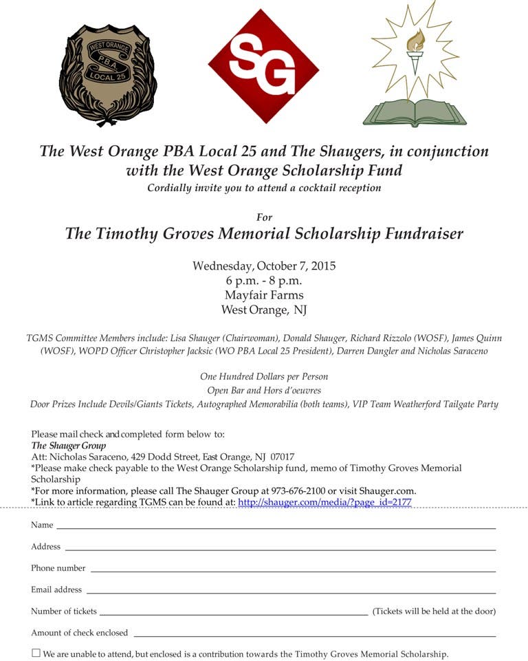 The Donald and Lisa Shauger Foundation to Host Timothy Groves Memorial ...
