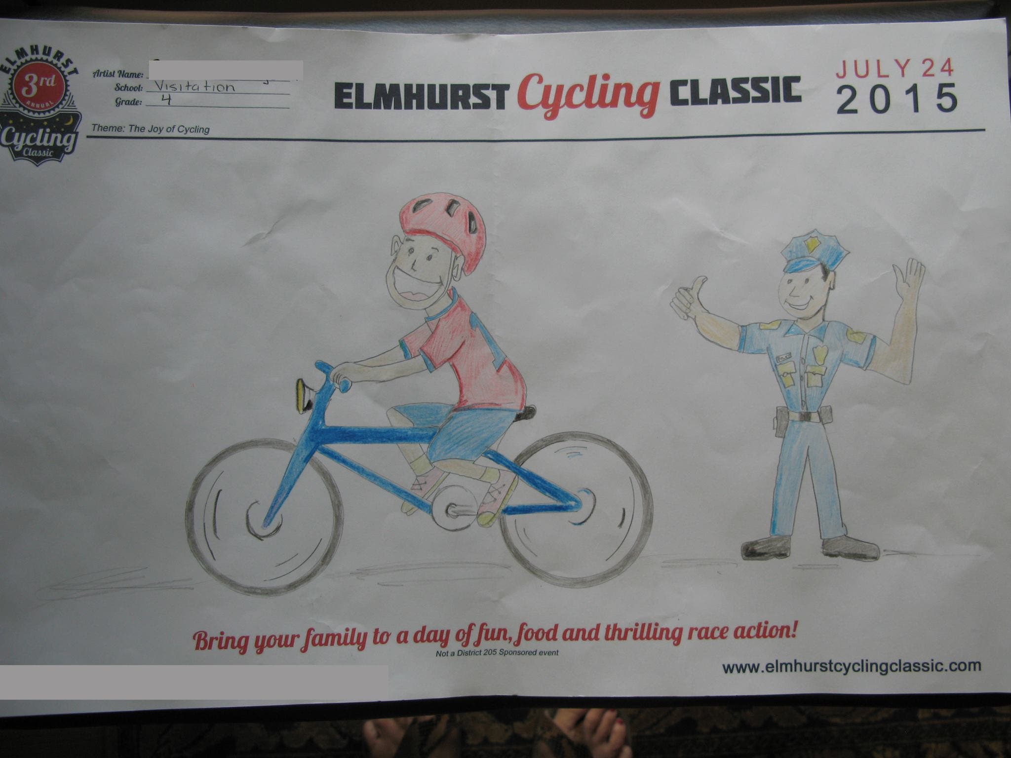 The Joy of Cycling Poster Contest Winners Announced | Elmhurst, IL Patch