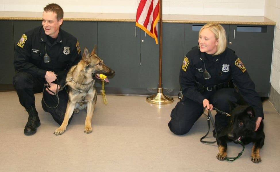 Meet Blaze and Sar: Hamden Police Department Introduces New K-9's ...