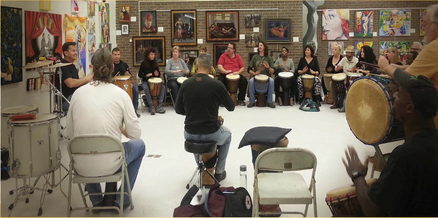 World Beat Ensemble Drumming Comes to The Spirit of Huntington Art ...