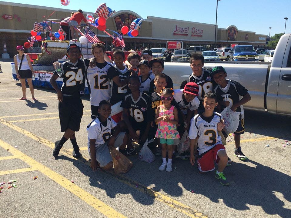 Calling all boys and girls, ages 5-14! Darien Swarm Football & Cheer ...