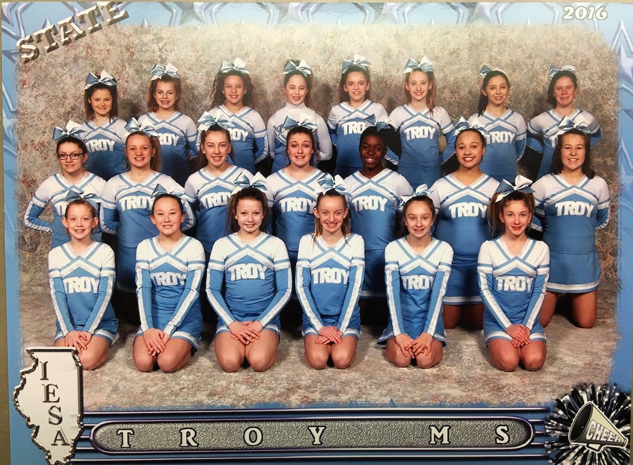 Troy Varsity Cheerleaders Take Second, Fourth in State Competition ...