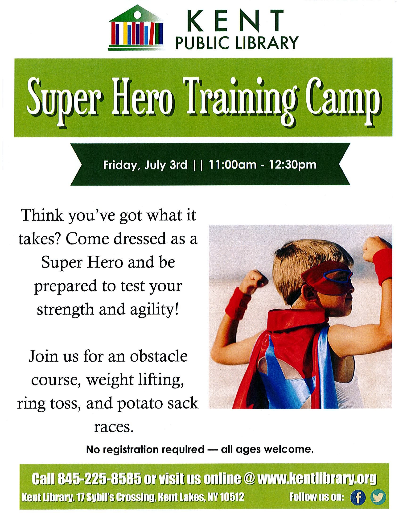 Super Heroes Training Camp at the Kent Public Library | Southeast, NY Patch