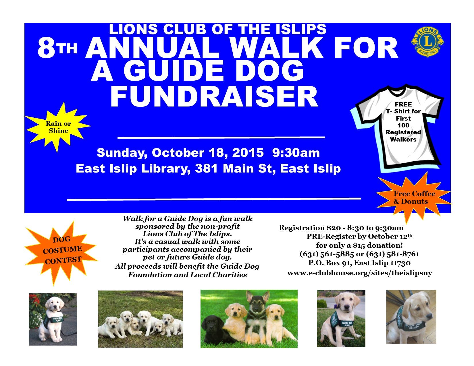 8th Annual Walk For A Guide Dog Fundraiser West Islip NY Patch 8th Annual Walk For A Guide Dog Fundraiser West Islip NY Patch