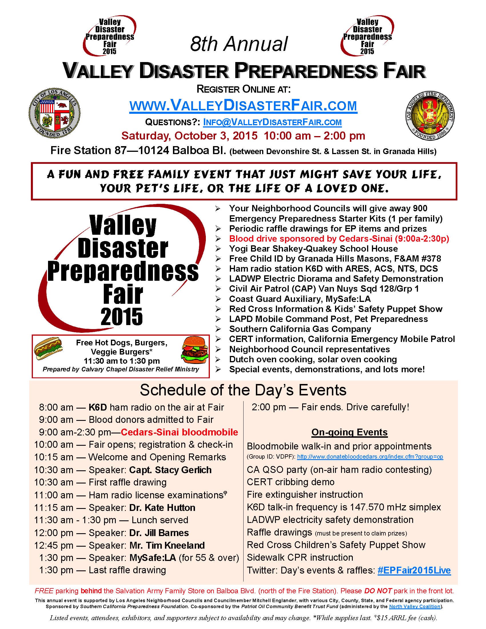 Get prepared at the 8th Annual Valley Disaster Preparedness Fair on ...