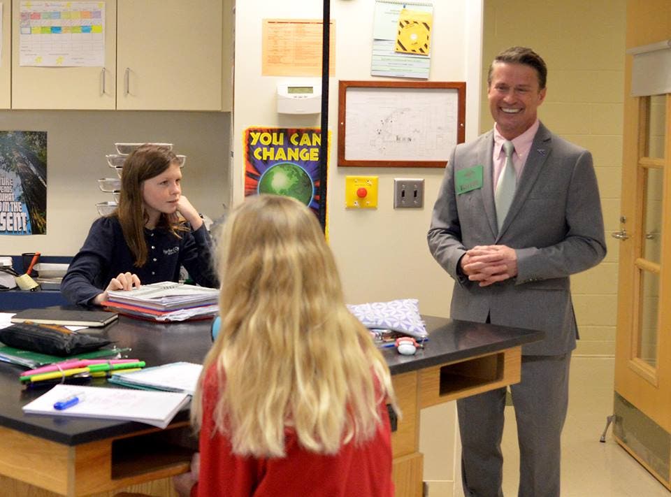 Barry Glassman visits Harford Day School | Bel Air, MD Patch
