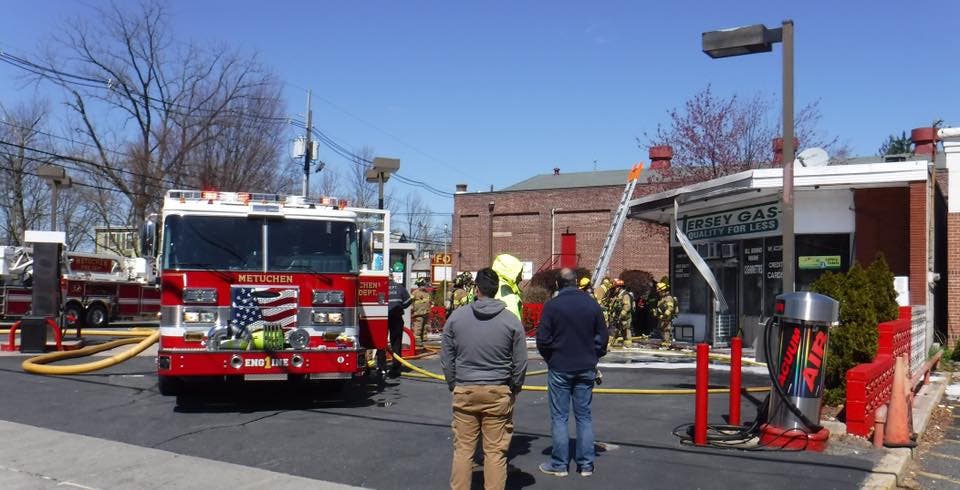 Fire at Metuchen Gas Station | Woodbridge, NJ Patch