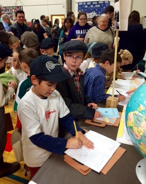 Second Graders Experience Ellis Island at Ogden Avenue School During ...