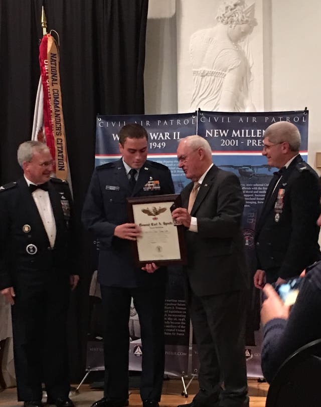 Local Cadet Earns Prestigious General Carl A. Spaatz Award | Canon, PA ...
