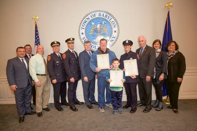 Town Honors 7-Year-Old Babylon Hero | Babylon Village, NY Patch