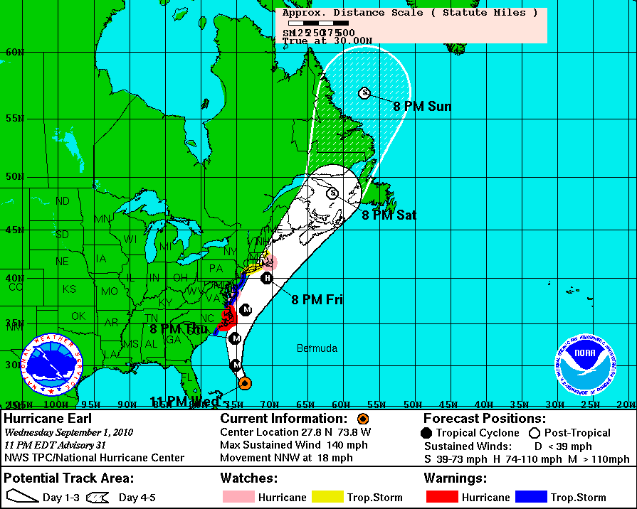 Update: Hurricane Earl Looms | Wilton, CT Patch