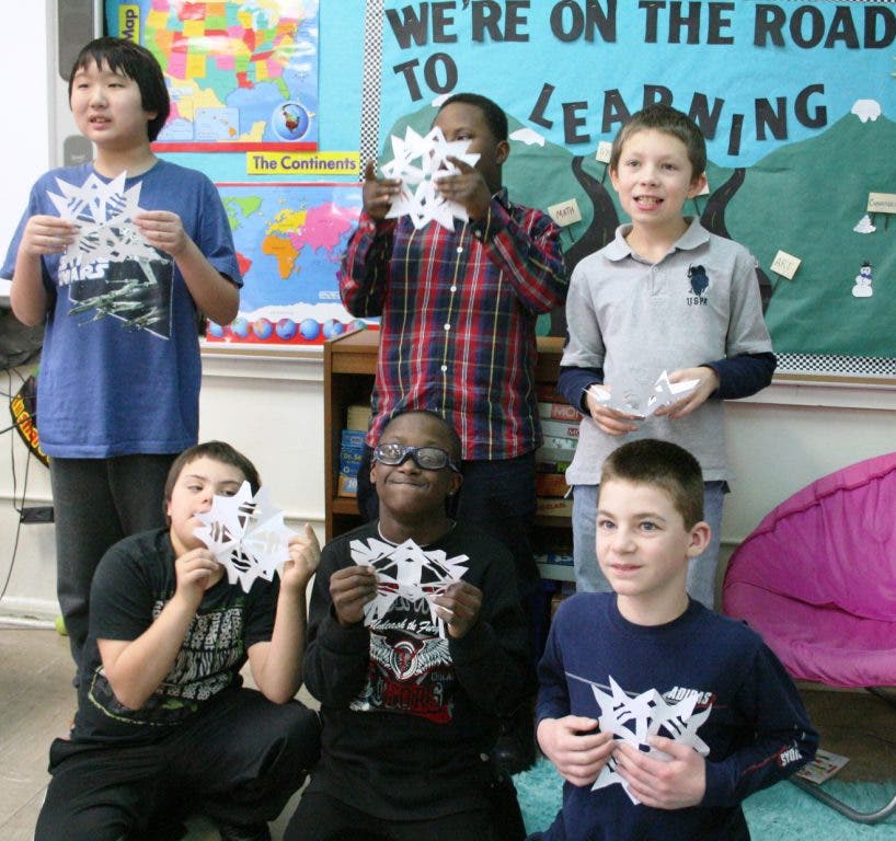 ECLC Students Make Snowflakes for Newtown, Conn. | Chatham, NJ Patch