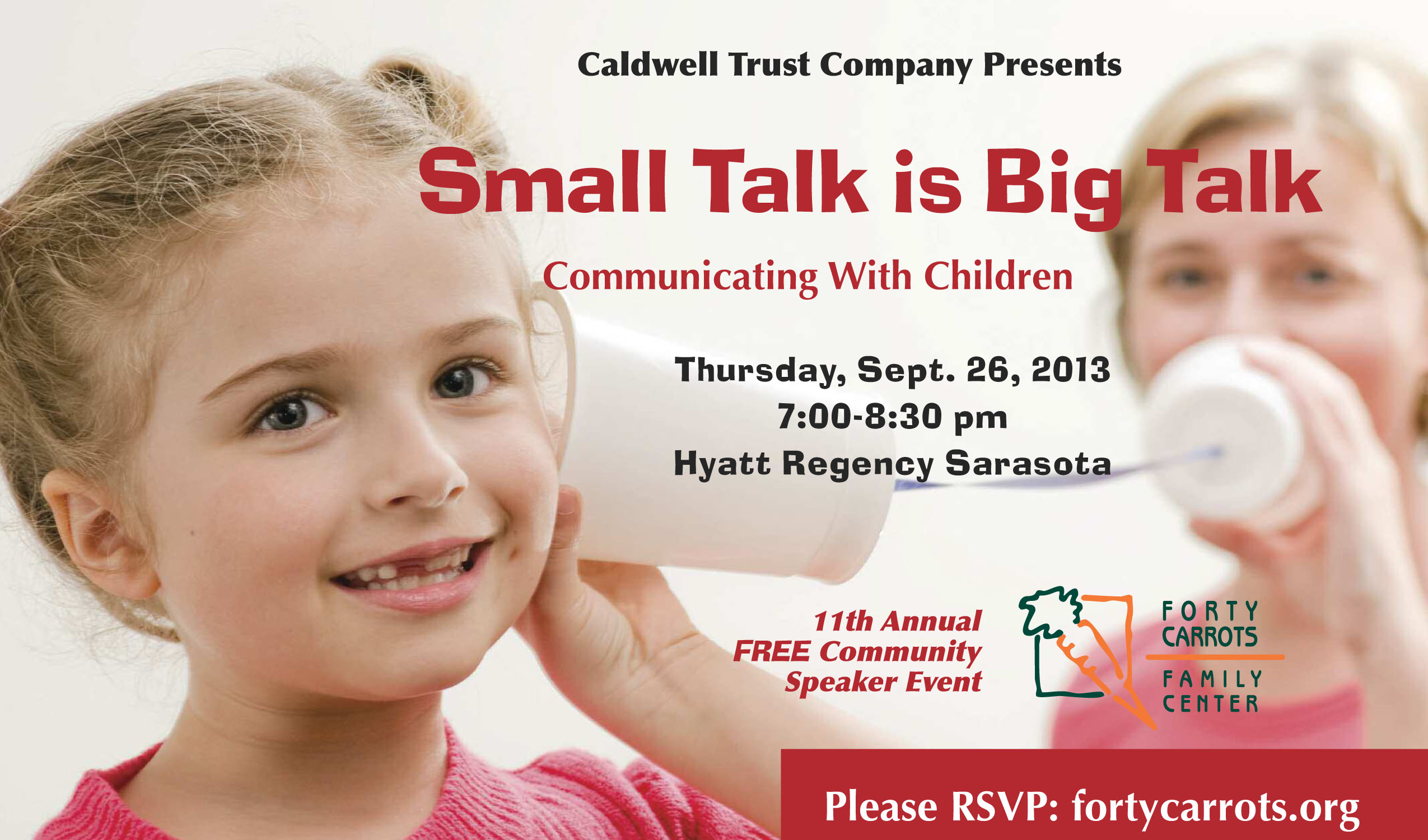 Small Talk is Big Talk - Communicating with Children | Sarasota, FL Patch