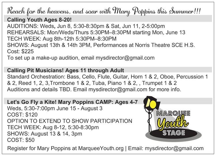 AUDITIONS FOR SPRING & SUMMER SHOWS! | St. Charles, IL Patch