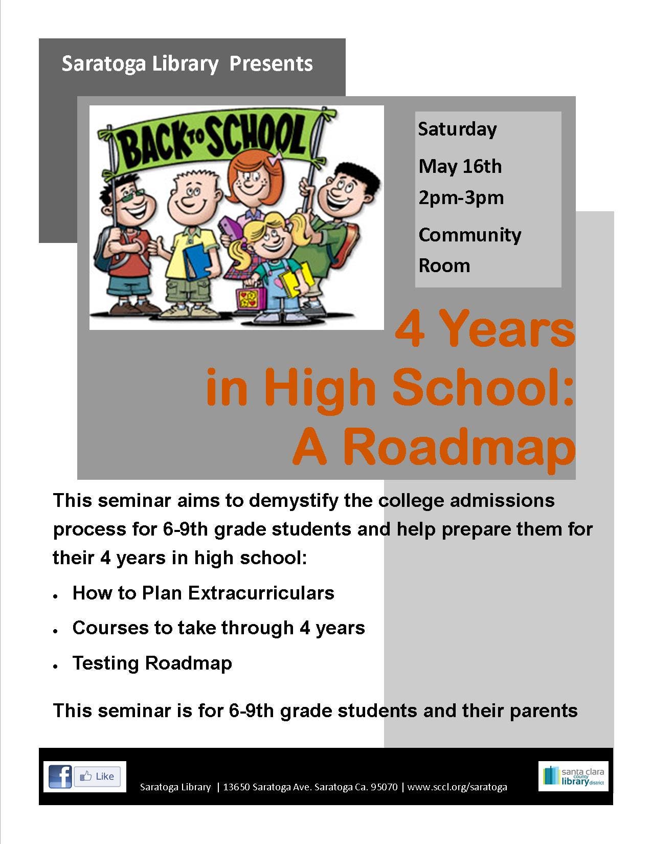 4 years of High School: A Roadmap | Saratoga, CA Patch
