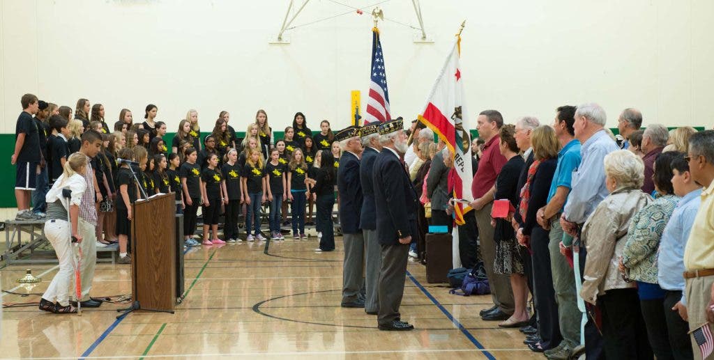 Raymond J. Fisher Middle School Celebrates Veterans of War | Los Gatos ...