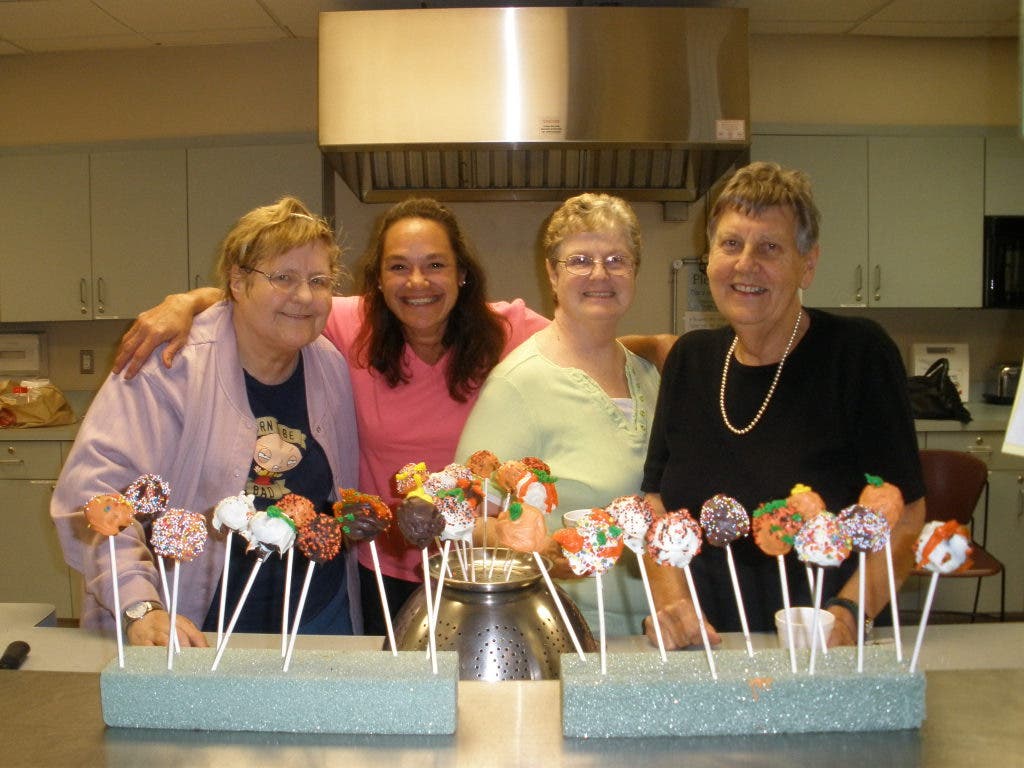 Granby Senior Center Members Bake Cake Pops with Lori Blackburn from ...