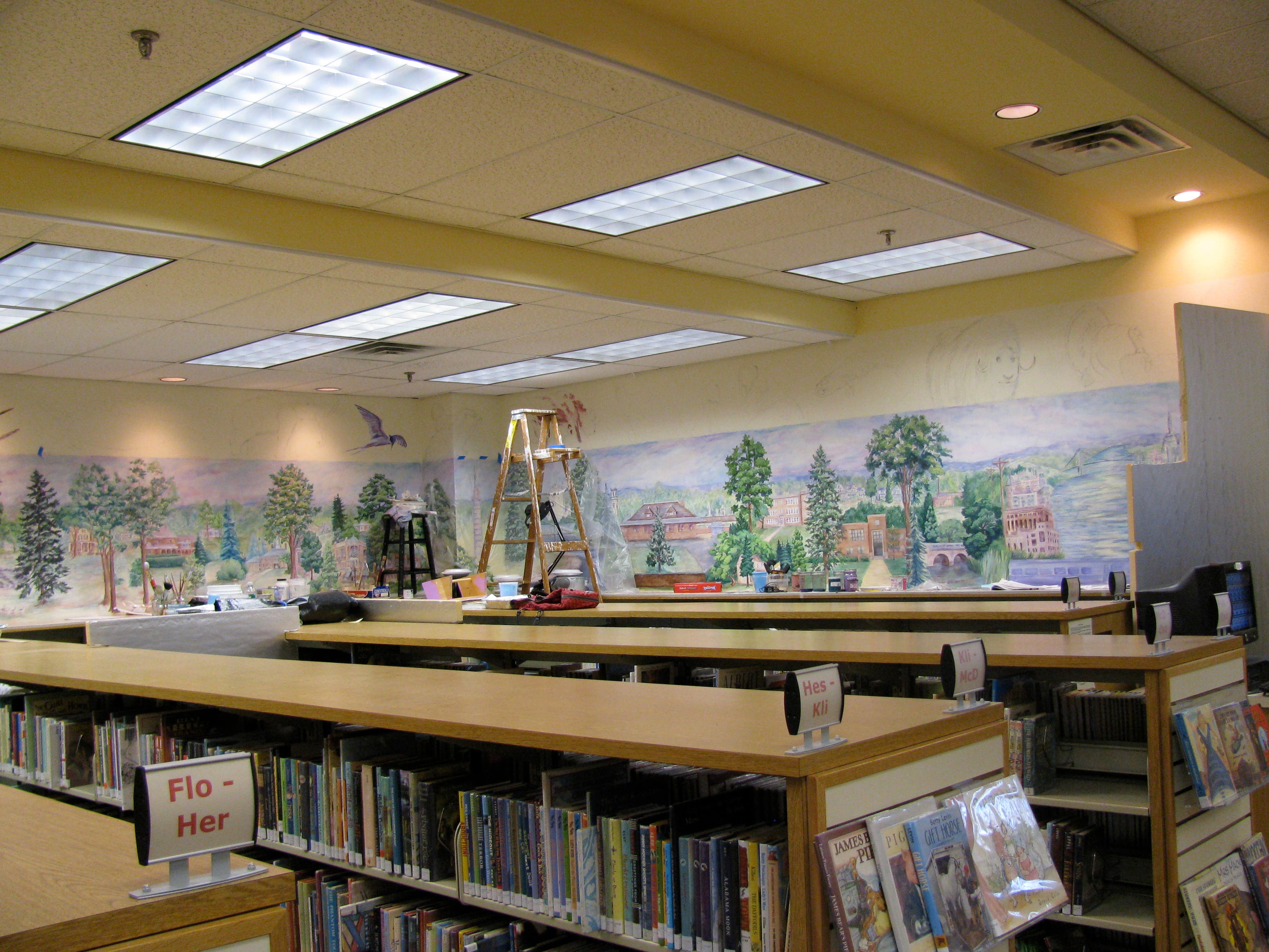 New Library Mural Tells Story of Westfield | Westfield, NJ Patch