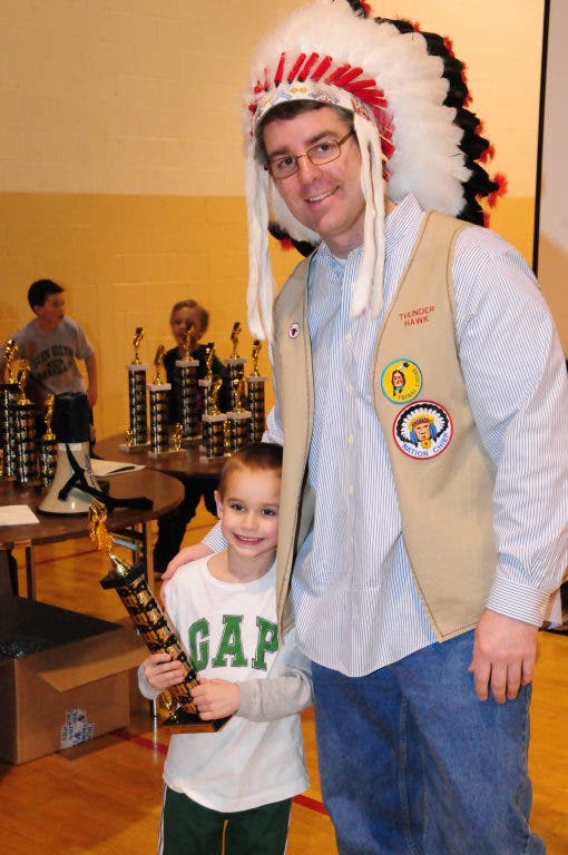 All are winners at the annual YMCA Indian Guides/Princesses Pinewood ...