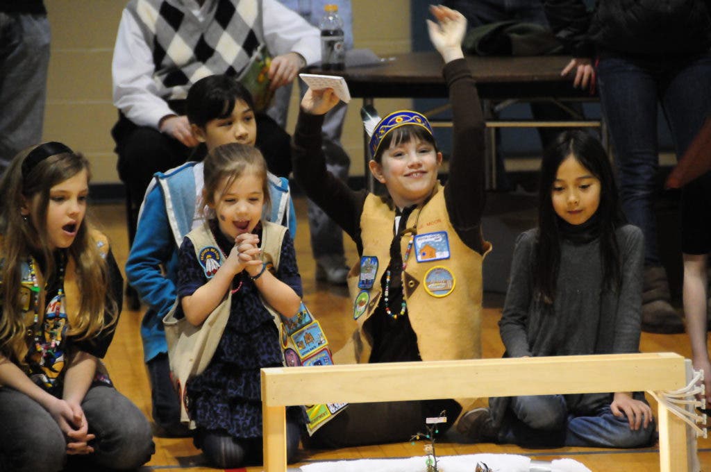 All are winners at the annual YMCA Indian Guides/Princesses Pinewood ...
