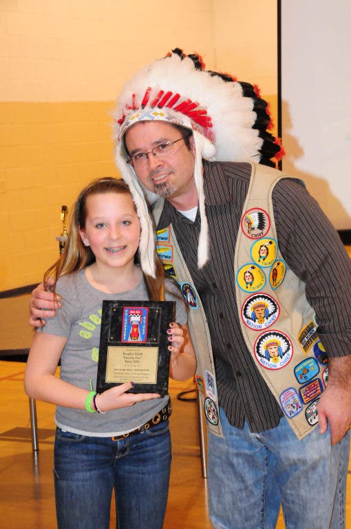 All are winners at the annual YMCA Indian Guides/Princesses Pinewood ...