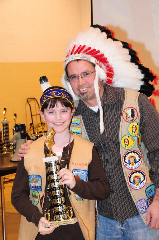 All are winners at the annual YMCA Indian Guides/Princesses Pinewood ...