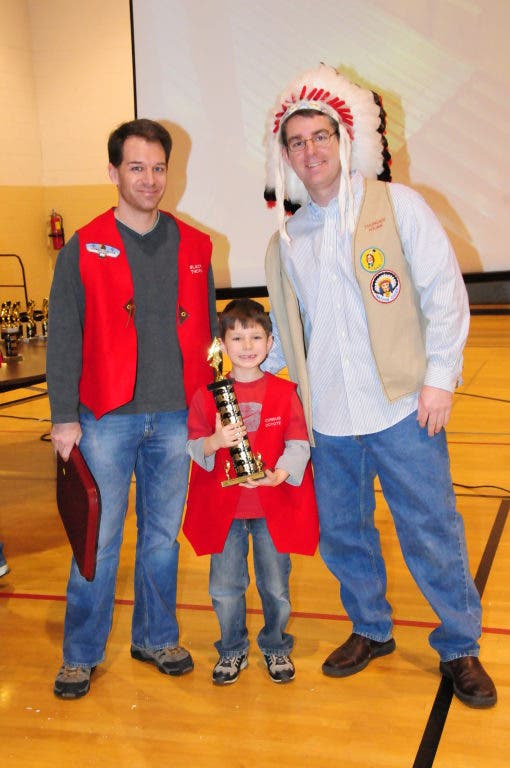 All are winners at the annual YMCA Indian Guides/Princesses Pinewood ...