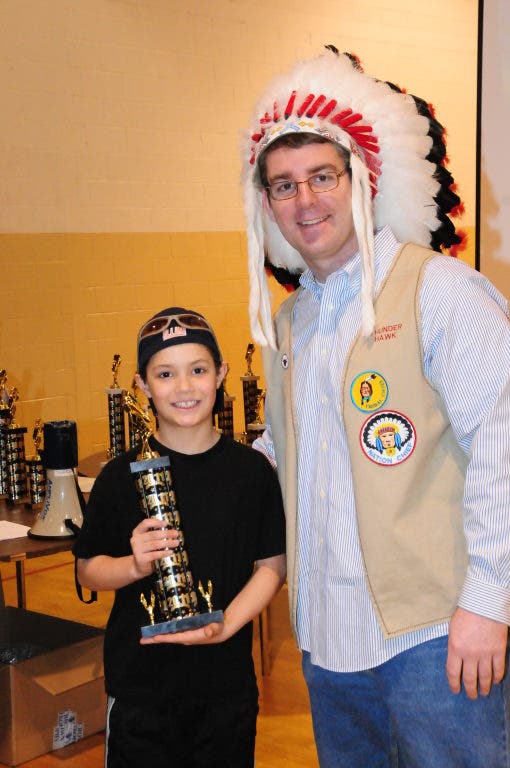 All are winners at the annual YMCA Indian Guides/Princesses Pinewood ...