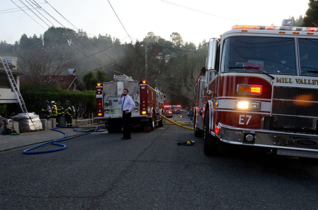Firefighters Investigate Blaze Near Downtown | Mill Valley, CA Patch