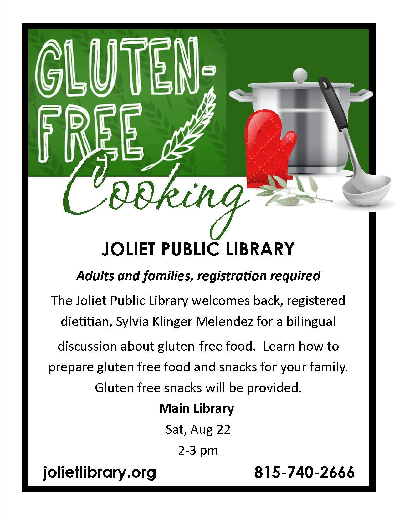 Free Cooking Program Joliet IL Patch