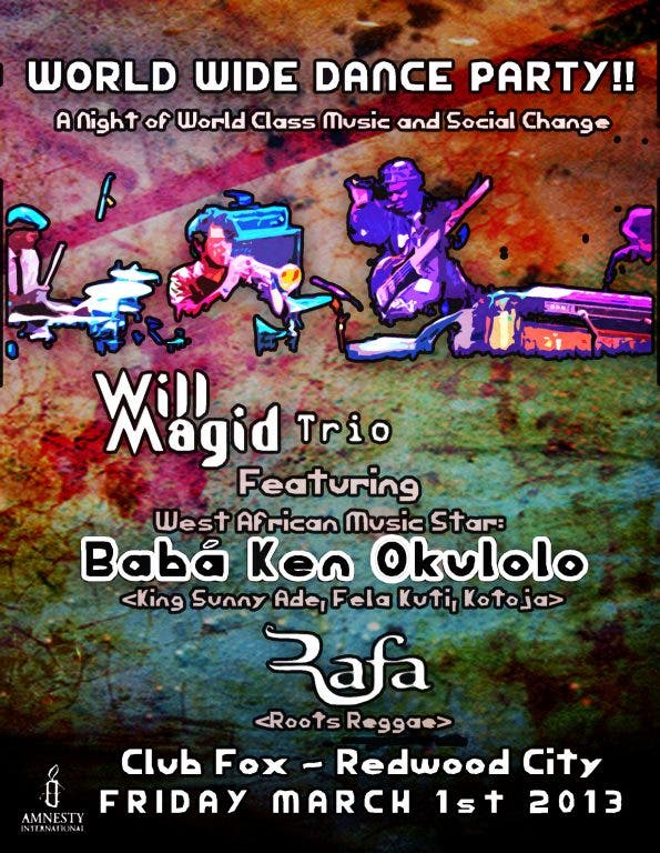 World Wide Dance Party: Will Magid Trio Will Magid Trio, Baba Ken ...