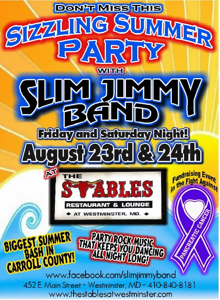 Live Music W/Slim Jimmy & Fundraiser Event | Westminster, MD Patch