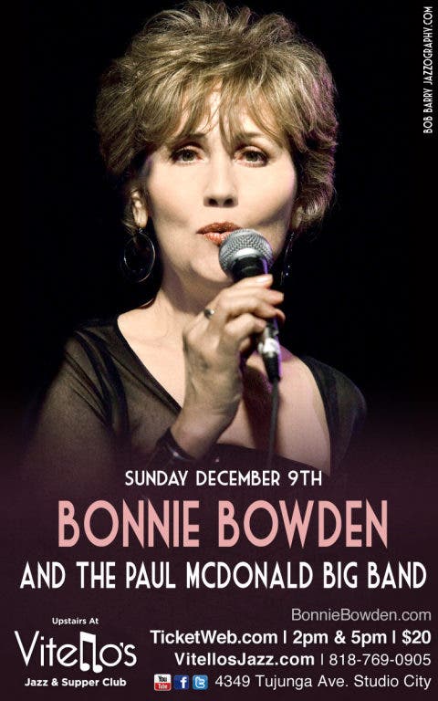 Bonnie Bowden & The Paul McDonald Big Band | Studio City, CA Patch