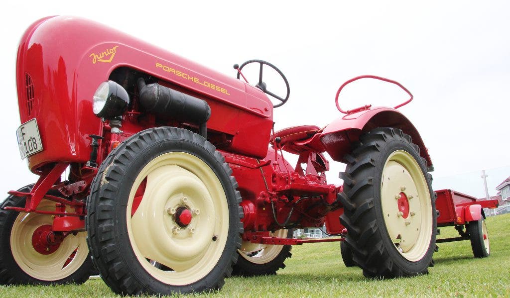 Electric Car and Diesel Tractor Porsches Roll Into Concours Car Show ...