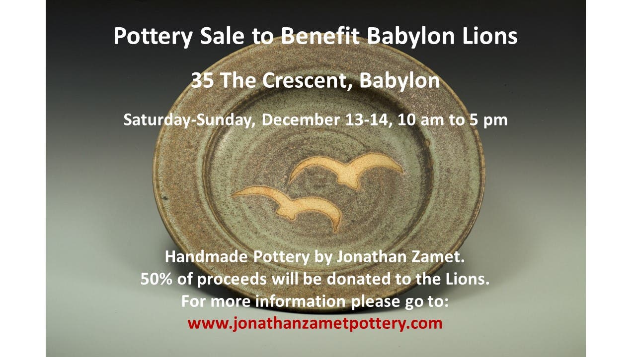 Pottery Sale to Benefit the Babylon Lions | Babylon Village, NY Patch