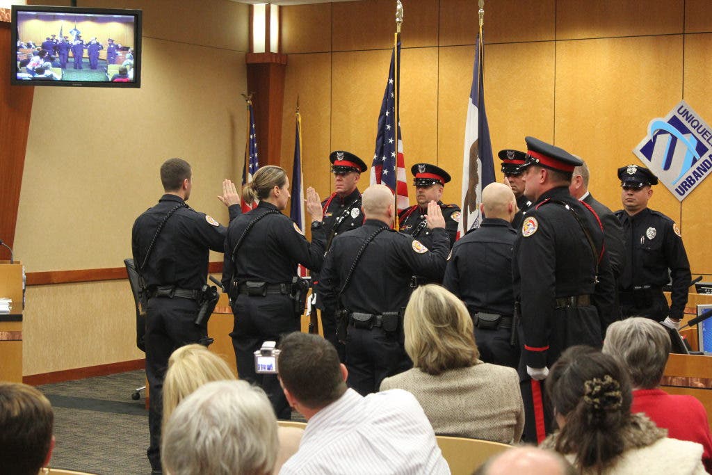 Urbandale Council Swears in New Police Officers, Notes Awards ...