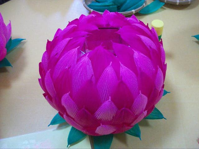Paper Lotus Lantern Making | Woodbury, CT Patch