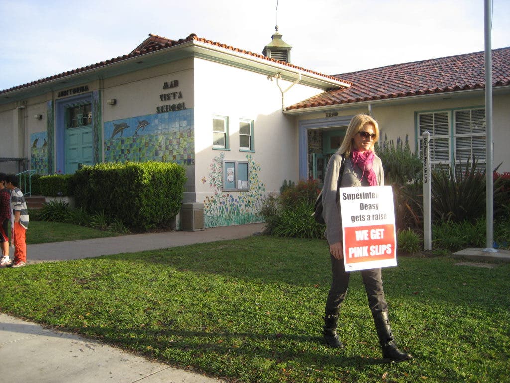 Group Protests Possible Layoffs at Mar Vista Elementary | Venice, CA Patch