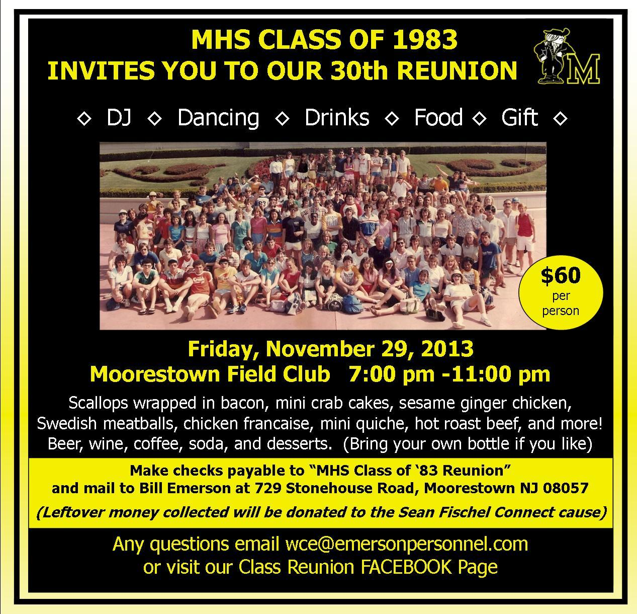MHS Class of 1983 - 30th Reunion | Moorestown, NJ Patch
