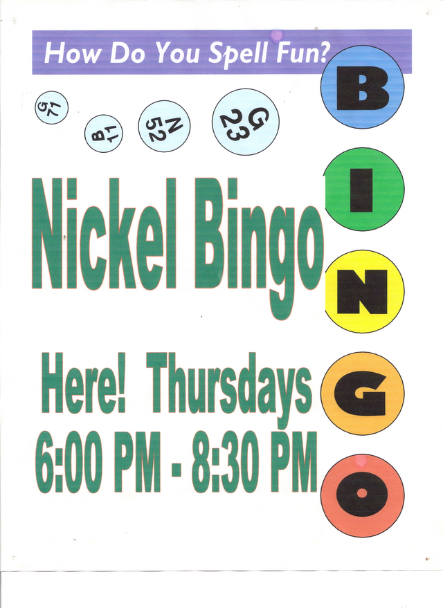 Finnish American Club - Nickel Bingo - Thursdays | New Port Richey, FL ...