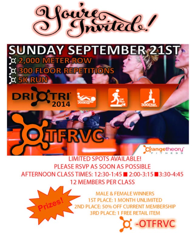 Orangetheory RVC Hosts First Dri Tri Competition | Rockville Centre, NY ...