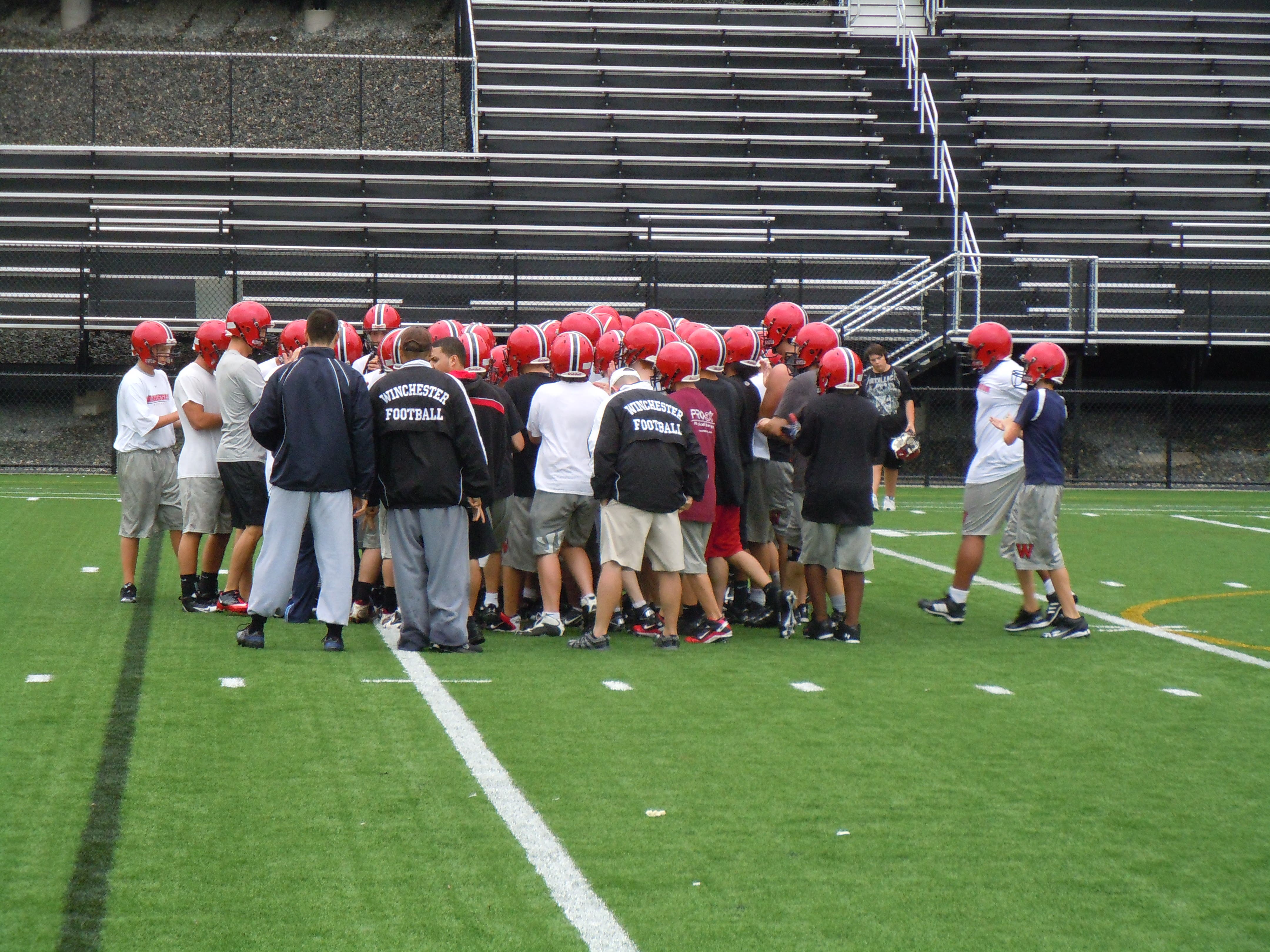 Winchester Football Holds First Practice of the Season | Winchester, MA ...