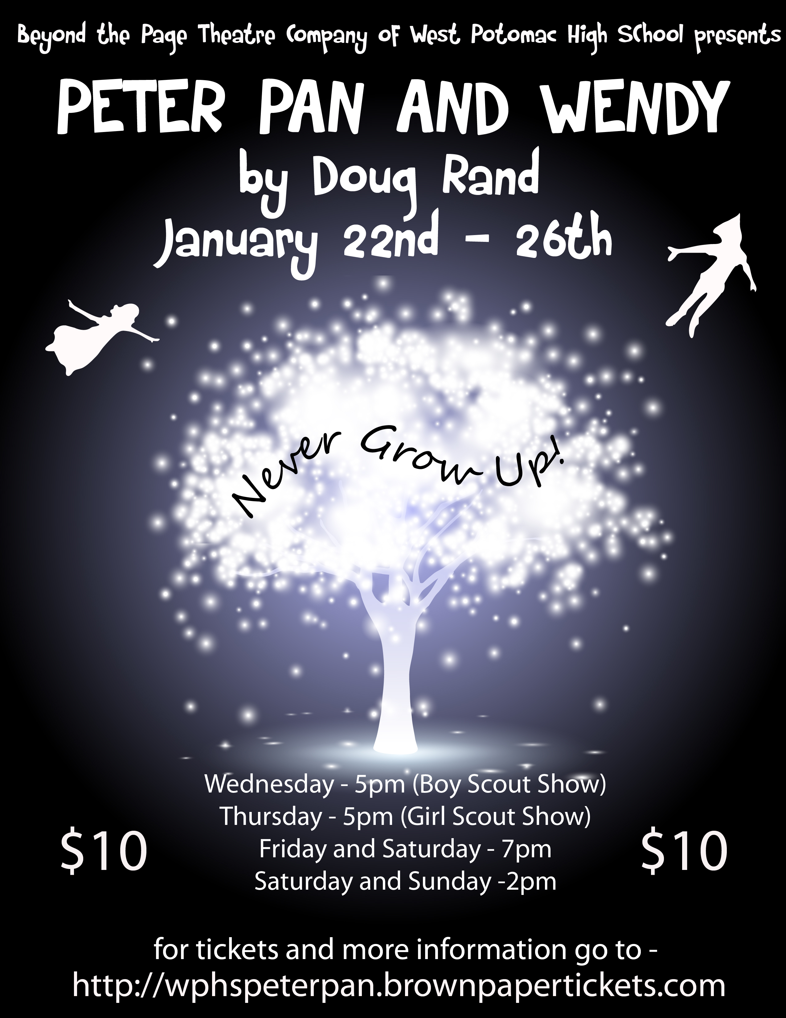 Peter Pan and Wendy at West Potomac High School | Greater Alexandria ...