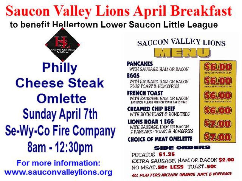 Saucon Valley Lions Breakfast | Hellertown, PA Patch