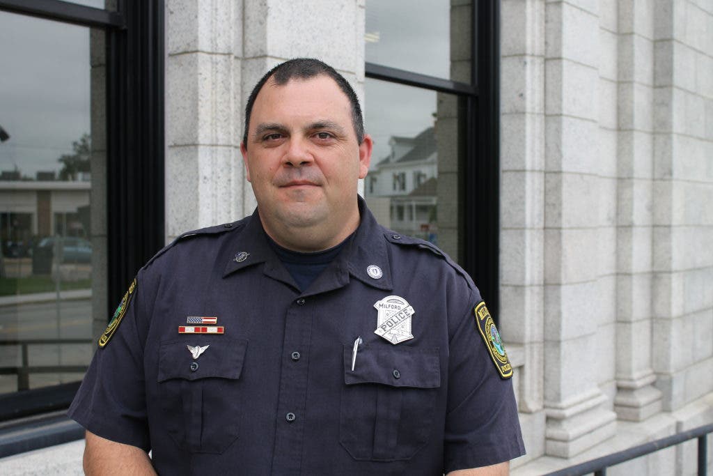 Officer Recognized for Stopping Felony Suspect | Milford, MA Patch