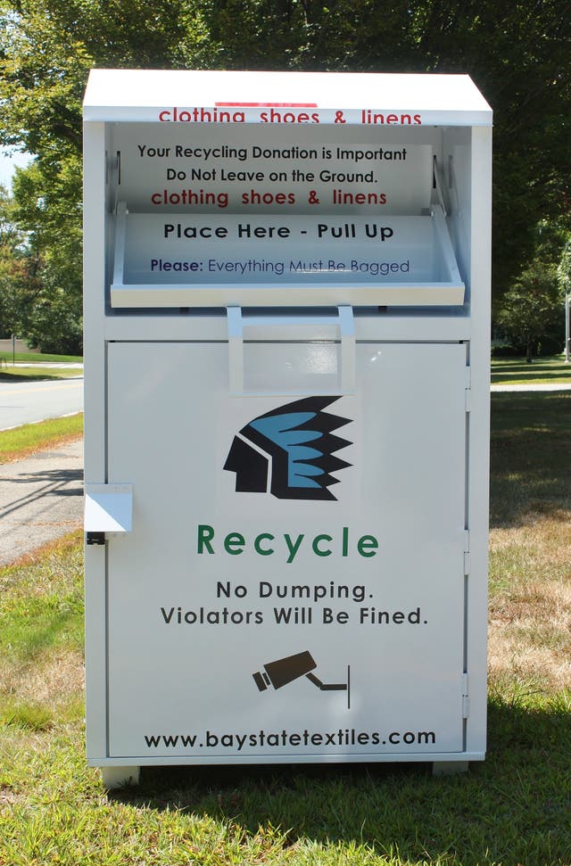 New "TEXTILE" Donation bins in Medfield - making recycling easy ...