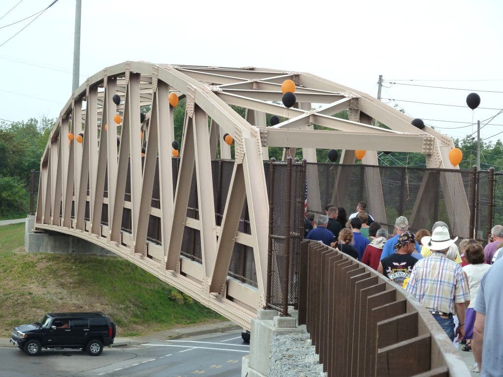 Taylor Memorial Bridge Opens on the Montour Trail | Chartiers Valley ...