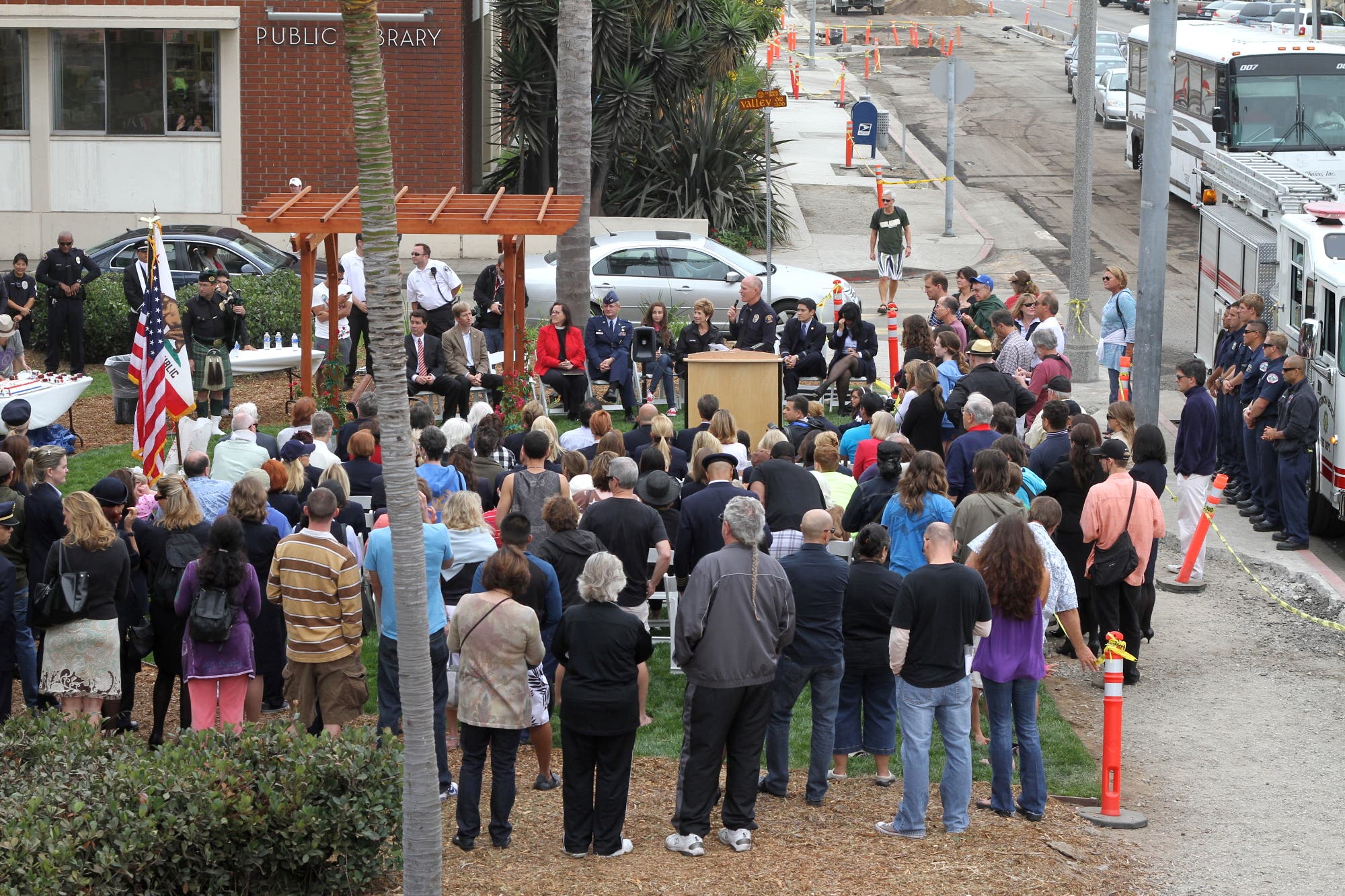 Hermosa Unveils 9/11 Victims Memorial Bench | Hermosa Beach, CA Patch