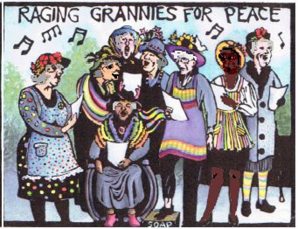 Ruth Gunn Mota & the Raging Grannies Honor Women's History Month ...