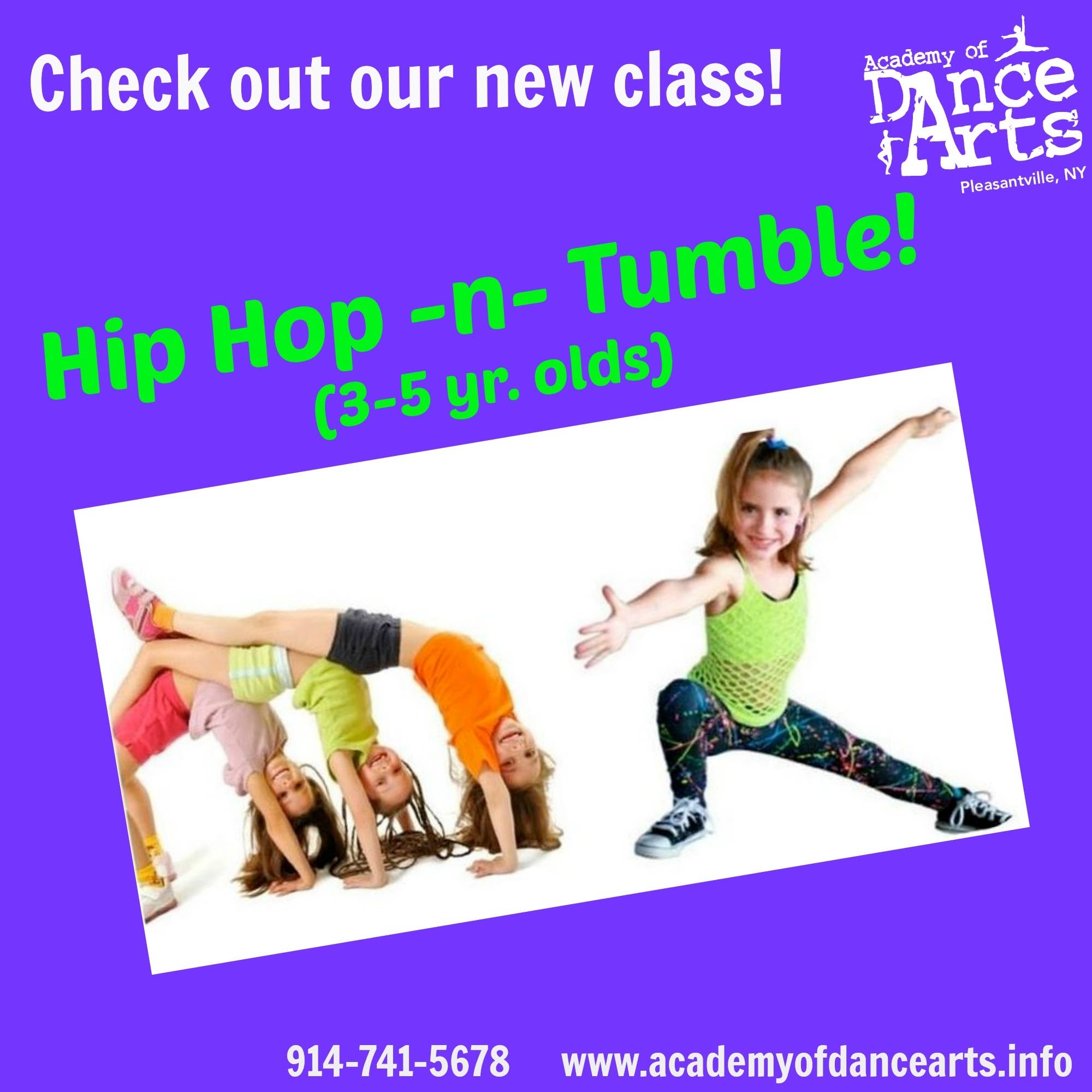 Academy of Dance Arts - Preschool Hip Hop & Tumble Class! | Chappaqua ...
